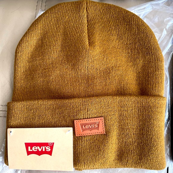 Levi's | Accessories | Brand New Levis Beanie In Tan Color | Poshmark